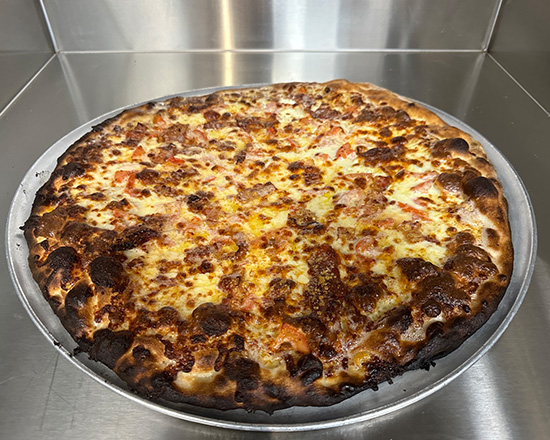 PIZZA - 18" X-LARGE - Due to extreme temperatures of our brick oven ...